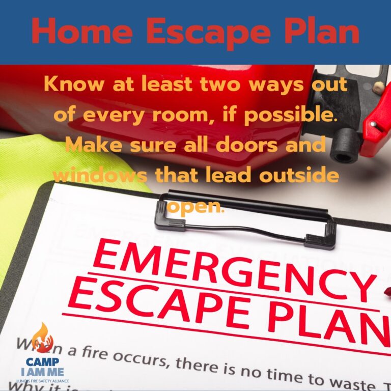 Home Fire Escape Planning – Illinois Fire Safety Alliance